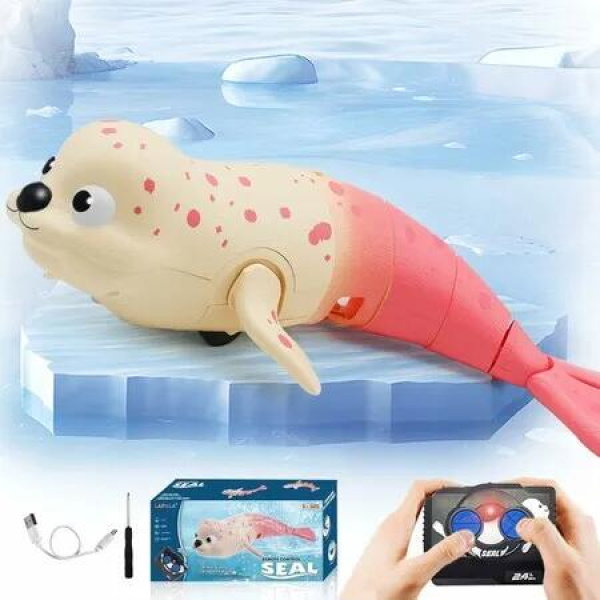 Amphibious Remote Control Seal on Land Water 2.4Ghz Rechargeable ...
