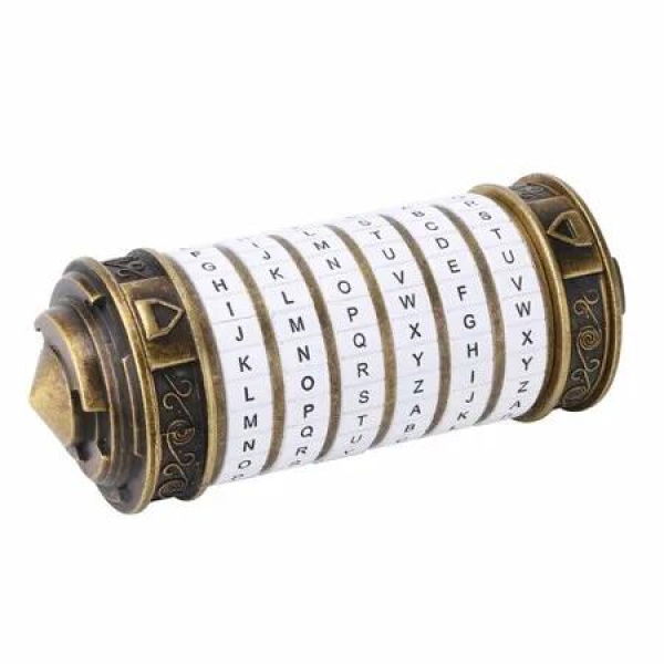 Da Vinci Code Mini Cryptex Lock Puzzle Boxes with Hidden Compartments ...
