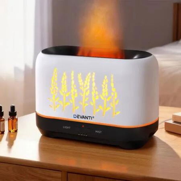 Devanti Aroma Diffuser Aromatherapy Flame 200ml | RedTicket