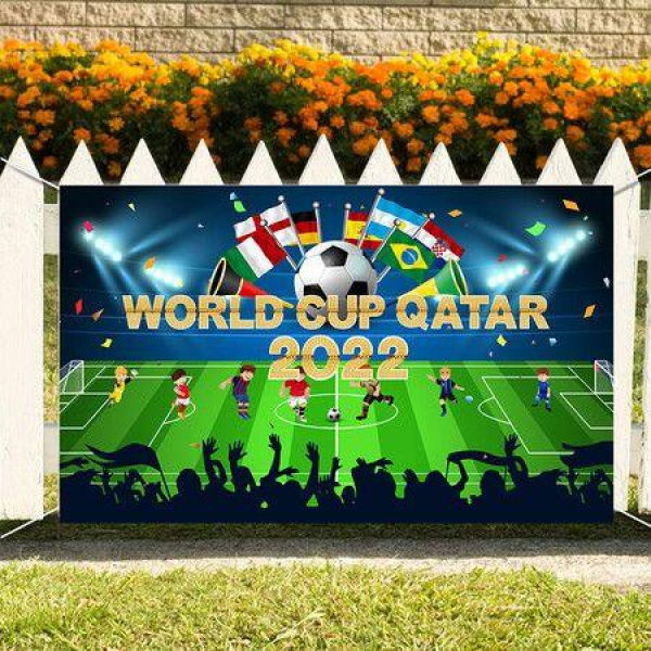 Qatar 2022 Soccer World Tournament Bar Party Banner | RedTicket